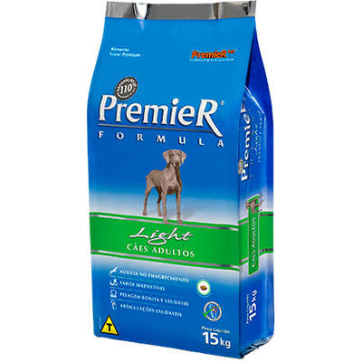Ração Premier Pet Formula Cães Adultos Light - 15kg - Pet Love